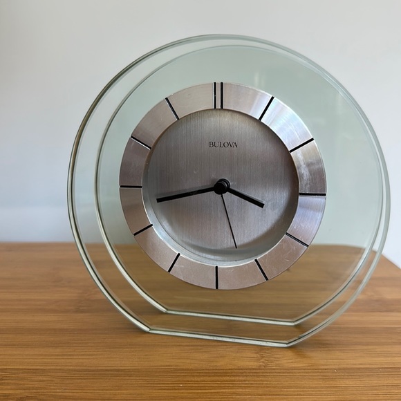 Bulova | Other | Bulova Futura Tabletop Or Desk Clock | Poshmark